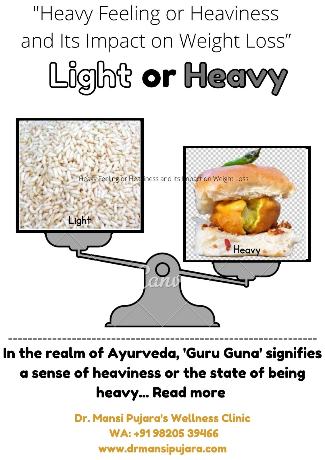 Heavy Feeling or Heaviness and It’s Impact on Weight Loss – Dr. Mansi ...